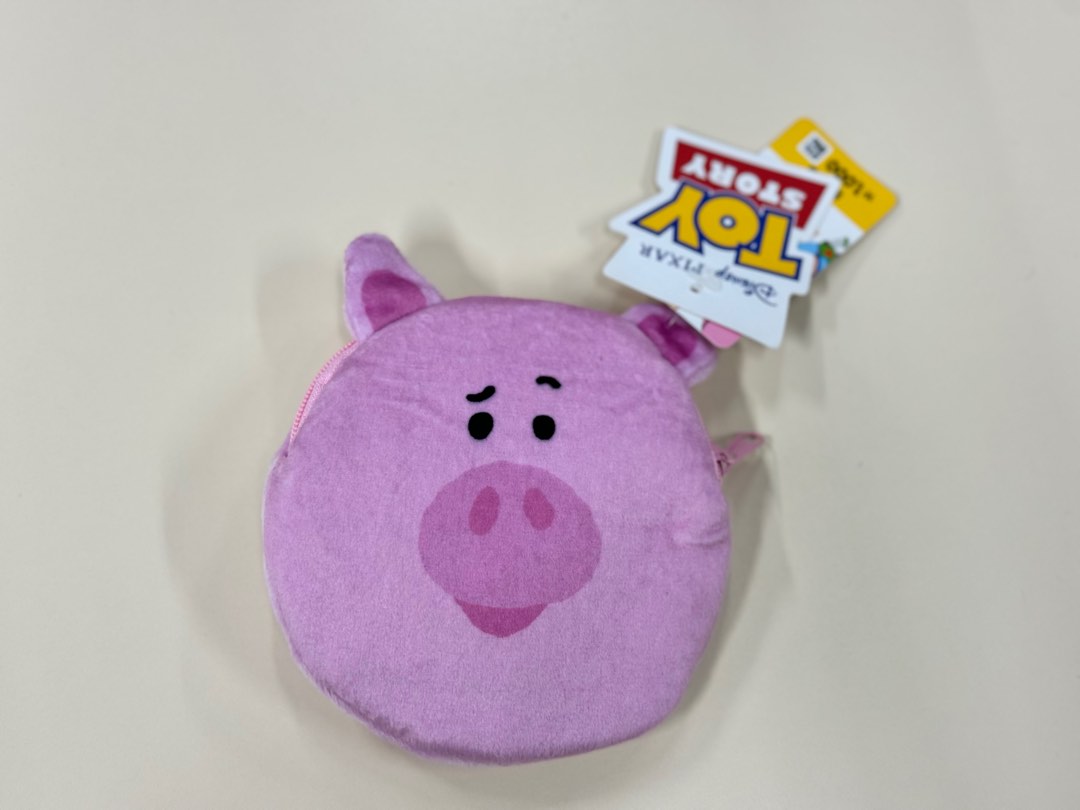 全新迪士尼Toy Story 豬仔拉鍊散子包 Disney Ham zipped coin purse, 興趣及遊戲, 玩具 & 遊戲類 ...