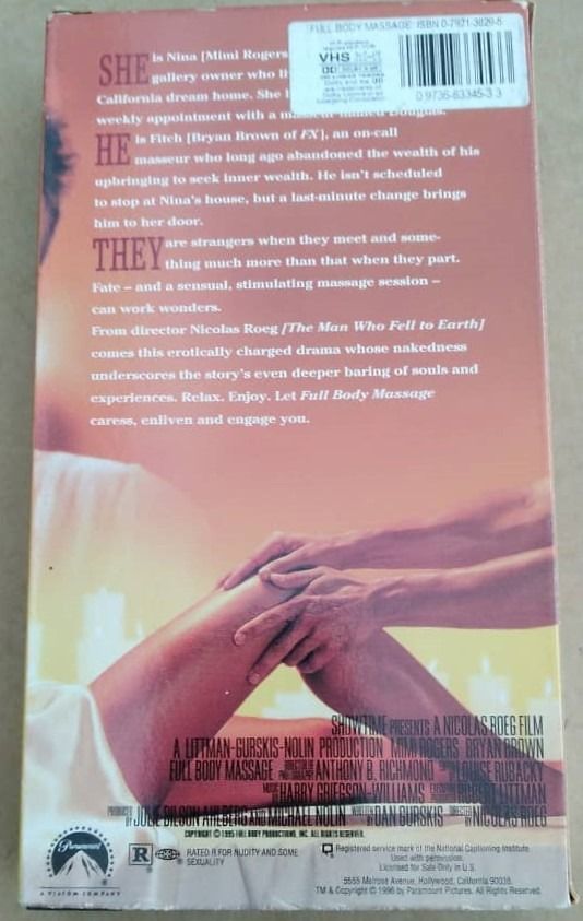 VHS - FULL BODY MASSAGE (1995), Hobbies & Toys, Collectibles ...