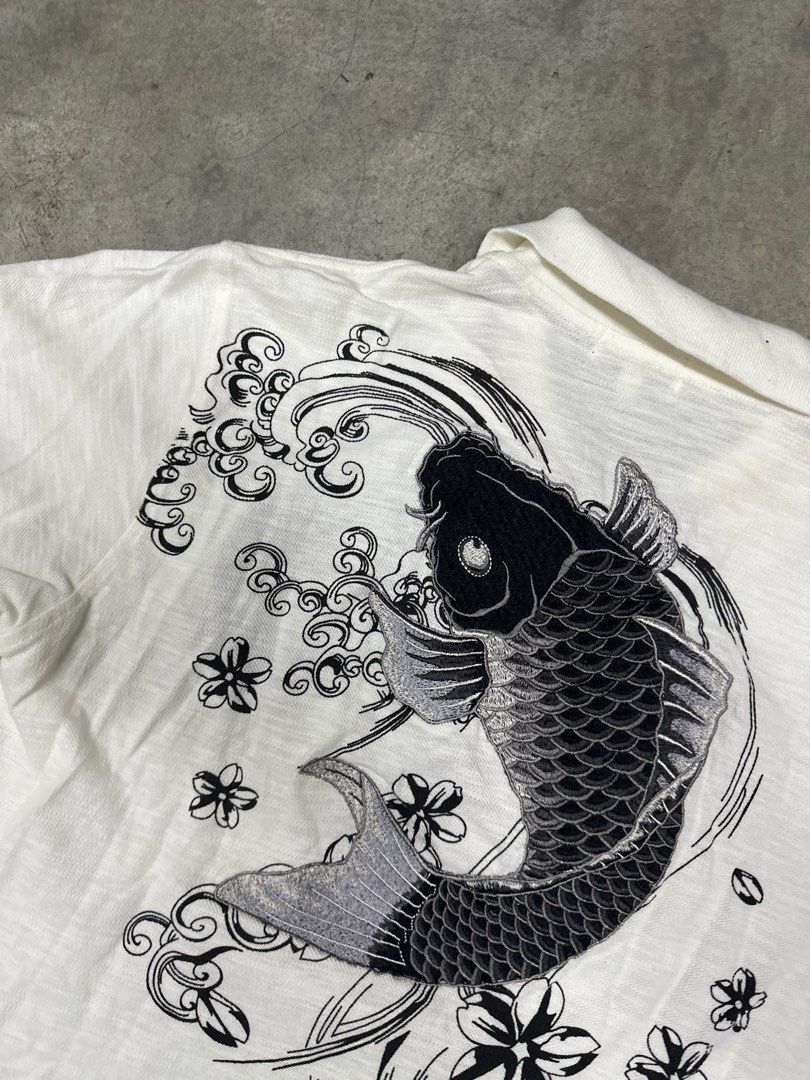 Vintage Karakuri Yamashi Polo Shirr, Men's Fashion, Tops & Sets ...