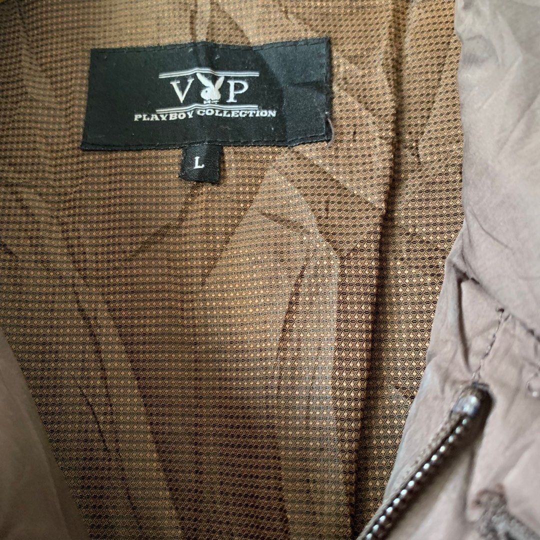 VIP PLAYBOY Jacket, Fesyen Pria, Pakaian , Baju Luaran di Carousell