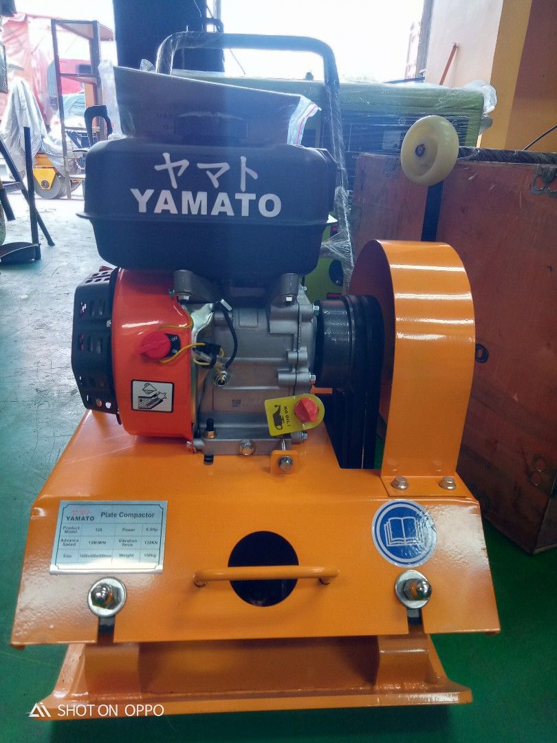 Yamato Plate Compactor, Commercial & Industrial, Construction Tools & Equipment on Carousell