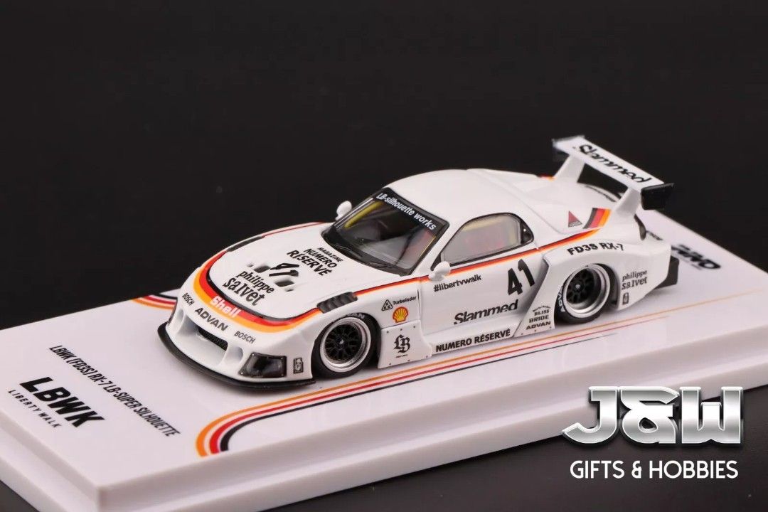 1/64 Inno64 Mazda RX7 FD3S LB-SUPER SILHOUETTE Diecast Scale Model Car ...