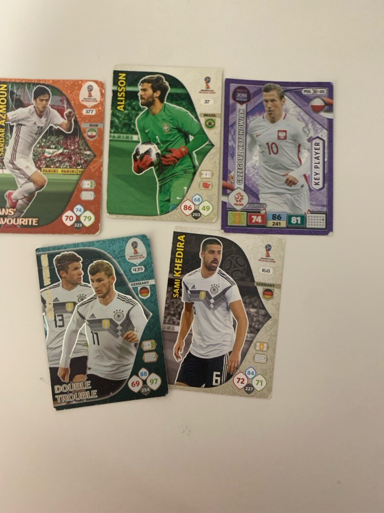 2018 World Cup adrenaline football cards, Hobbies & Toys, Toys & Games ...