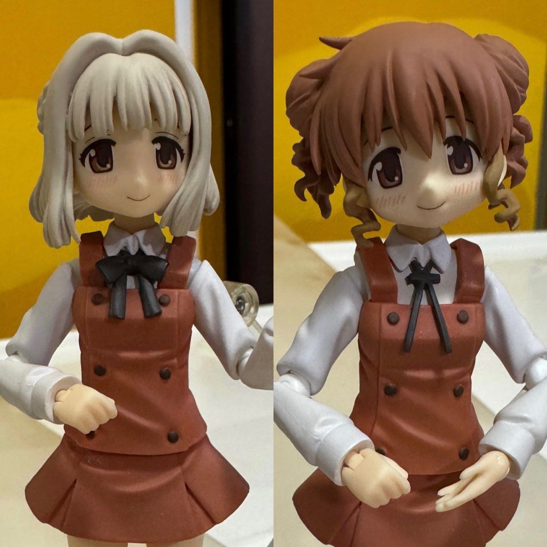 2-in-1 Hiro & Nazuna from Hidamari Sketch Figma Figurine, Hobbies & Toys, Toys & Games on Carousell
