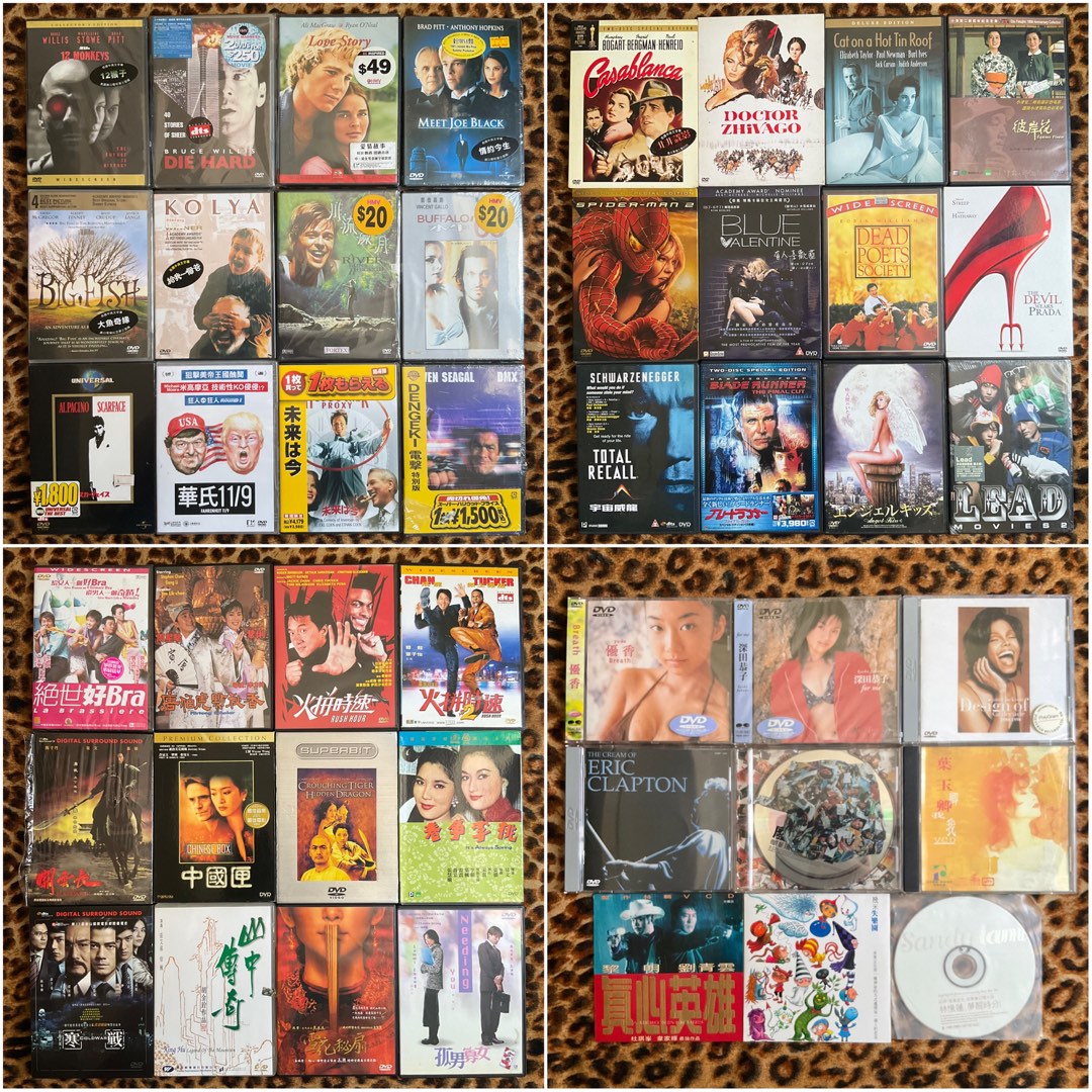 [$380全走] 代友放售DVD及VCD 超過40套 (17隻全新 / 絕大部份影碟都有中文字幕), 預購 - Carousell
