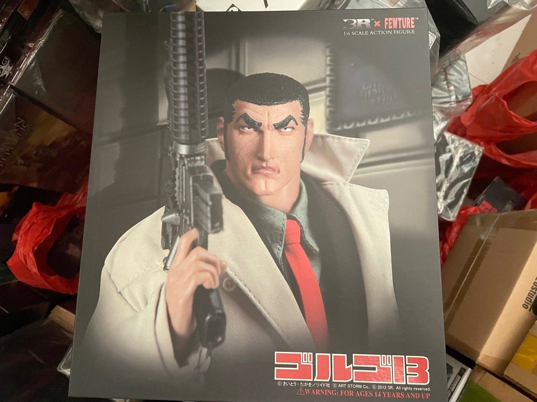 3R x Fewture collaboration 1/6 scale Golgo 13 Duke Togo 12” Assassin ...