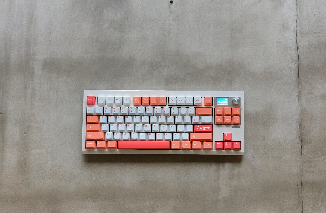 80% TKL Custom Mechanical Keyboard (Creamy2706) - Fully Modded Tri Mode, Computers & Tech, Parts ...