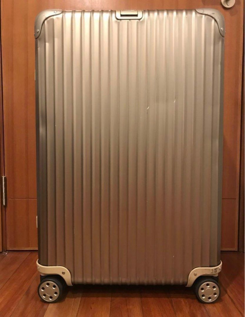 85L Rimowa Topas Titanium, Hobbies & Toys, Travel, Luggage on Carousell