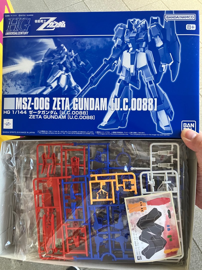 (現貨) HG HGUC Zeta Gundam UC 0088 Ver Z高達 後期型 機動戰士高達 Z Gundam Premium Bandai 1/144 魂限 模型, 興趣及遊戲 ...