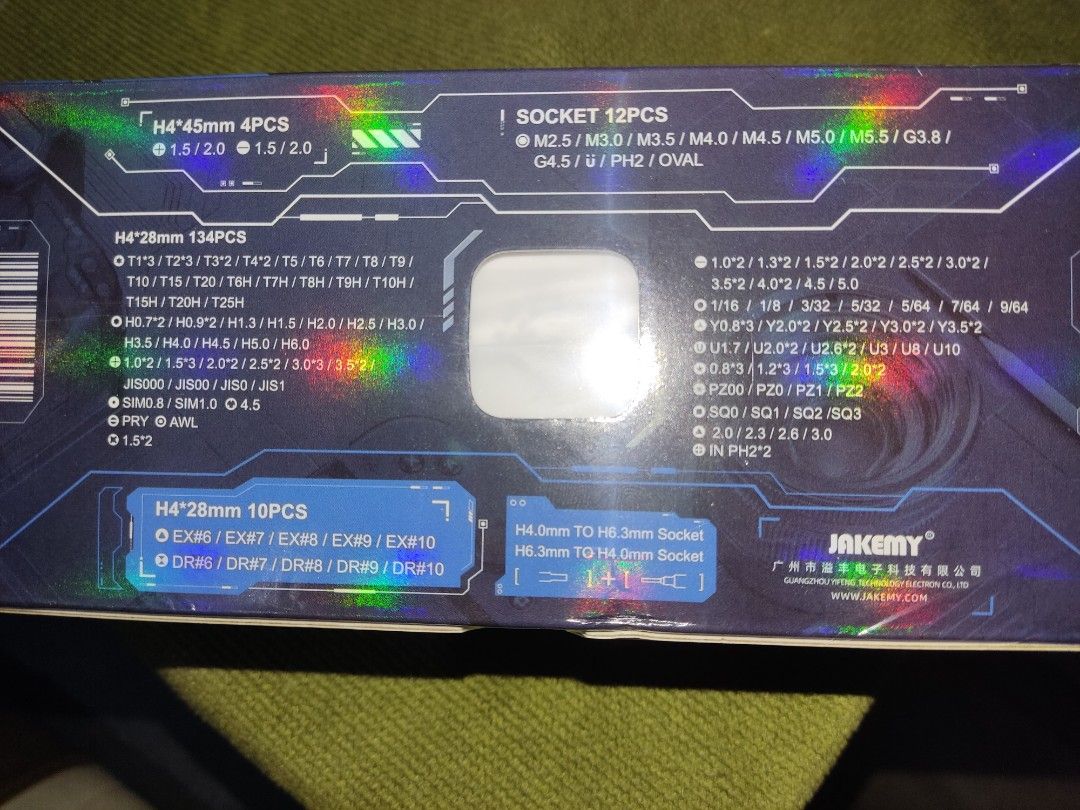 💥 JAKEMY JM-8192 Mini Container Precision Screwdriver Repair Tool Set ...