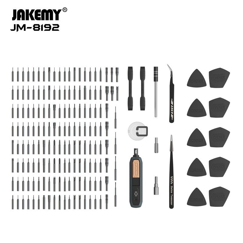 💥 JAKEMY JM-8192 Mini Container Precision Screwdriver Repair Tool Set ...