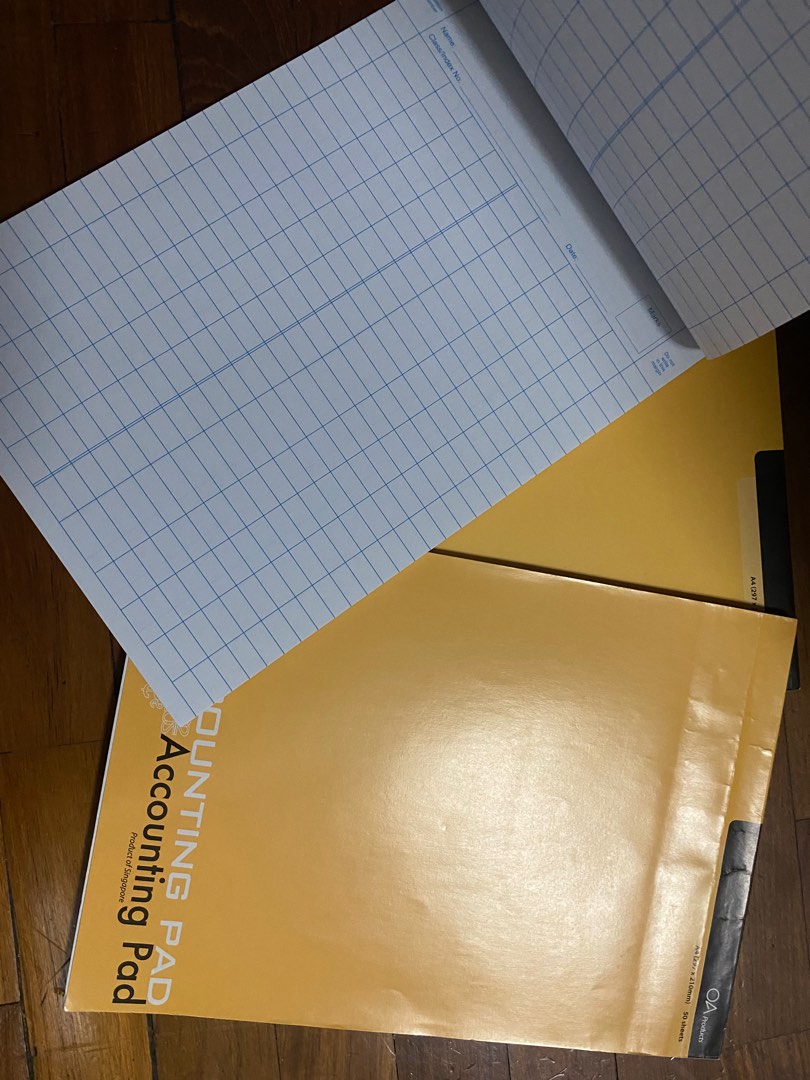 accounting pads and graph pads, Hobbies & Toys, Stationery & Craft ...