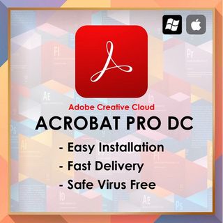 Adobe Acrobat Pro DC 2024 PDF Editor for Windows, Computers & Tech ...