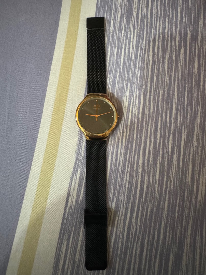AD steel watch, Women's Fashion, Watches & Accessories, Watches on ...