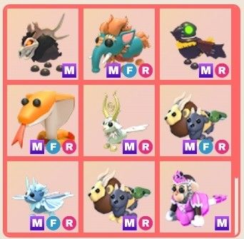 Adopt Me Mega Pets ( $20 Each ), Hobbies & Toys, Toys & Games on Carousell