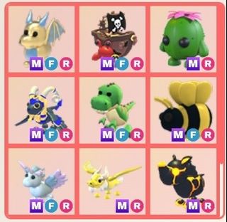 Adopt Me Mega Pets ( $20 Each ), Hobbies & Toys, Toys & Games on Carousell