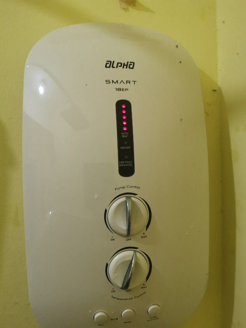 Alpha water heater, TV & Home Appliances, Water Heater & Instant ...