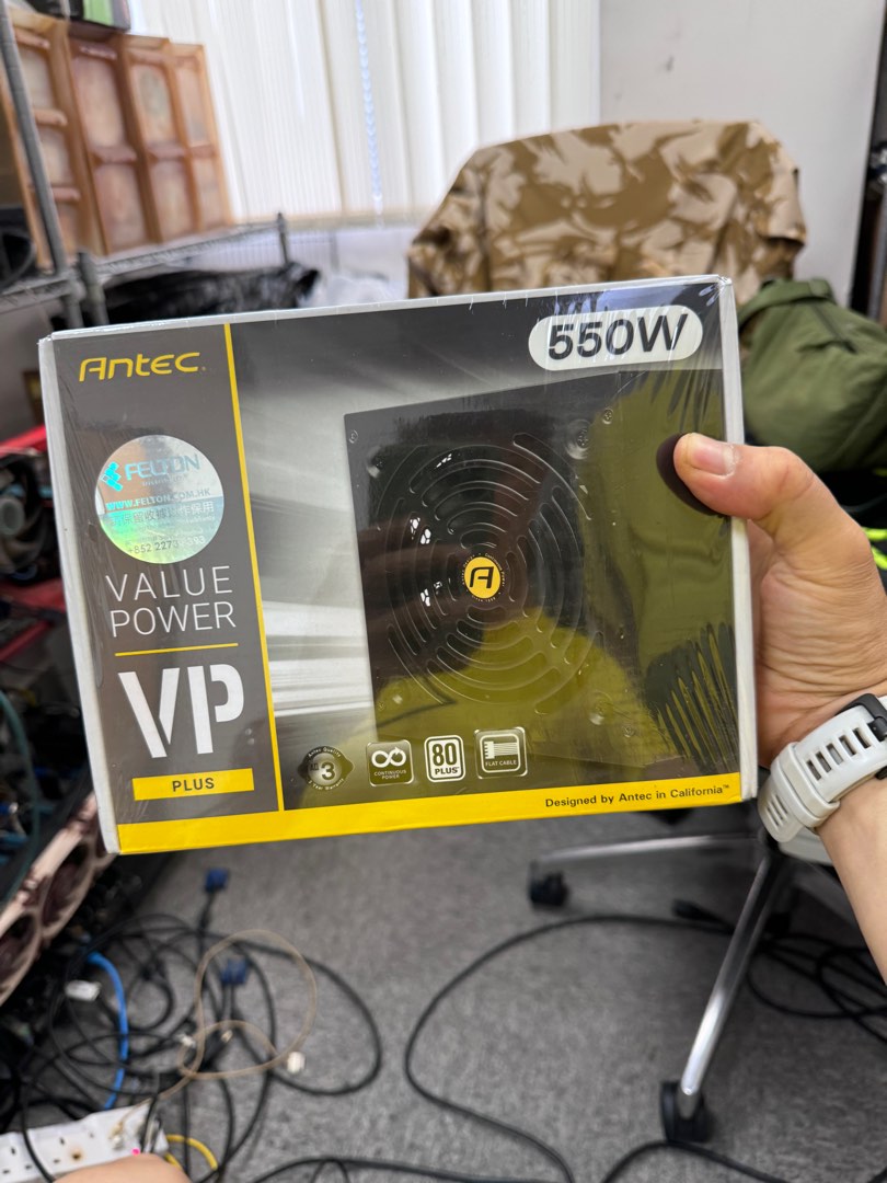 全新Antec vp plus 550w 葵芳 / ifc 交收, 電腦＆科技, 電腦周邊及配件, 其他 - Carousell