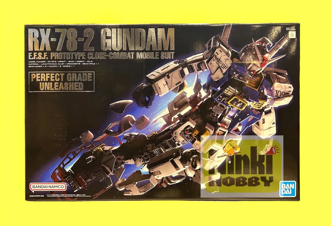 Bandai 模型 Gunpla Perfect Grade Unleashed PGU RX-78-2 Gundam 機動戰士 高達, 興趣 ...