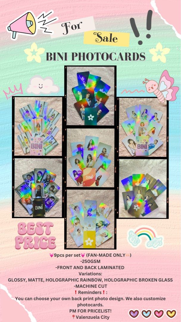 BINI Photocards, Hobbies & Toys, Memorabilia & Collectibles, Fan ...