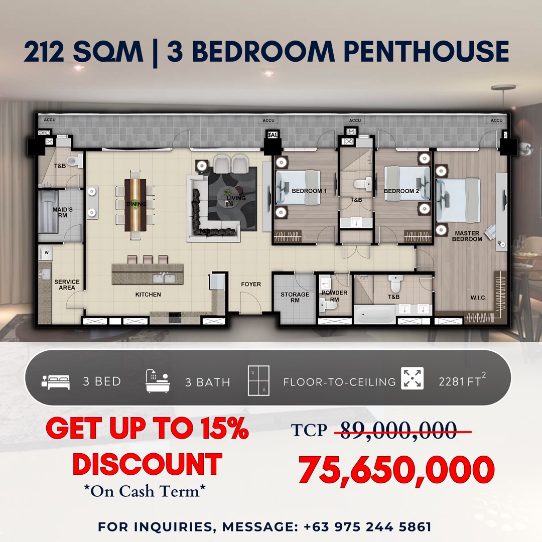 Brand New 3 Bedroom Penthouse in BGC, Property, For Sale, Apartments ...