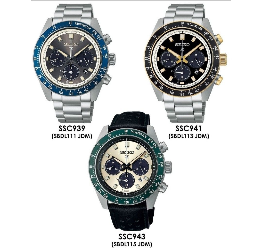 Brand New Seiko Prospex Speedtimer Solar Chronograph SBDL111 SSC939 ...