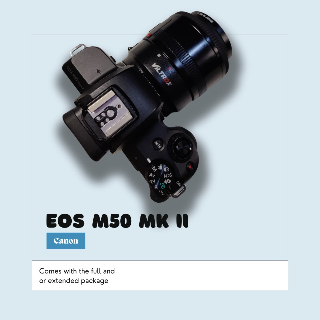 Canon EOS M50 MkII Camera, Photography, Cameras on Carousell