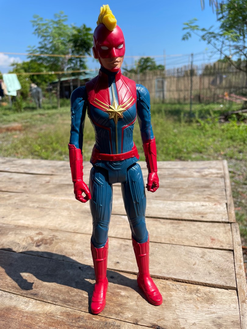 Captain Marvel 12" Action Figure Avengers TITAN Hero Series vi, Hobbies ...