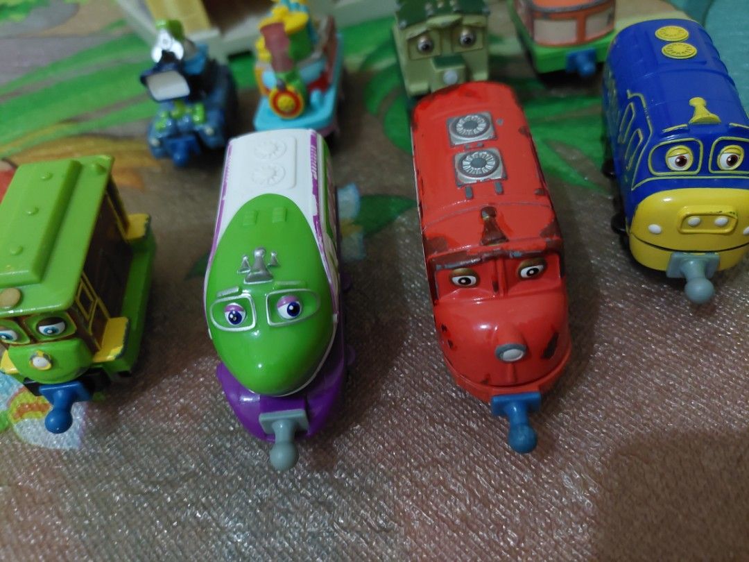 Chuggington kereta garasi mainan anak not thomas tayo, Bayi & Anak ...