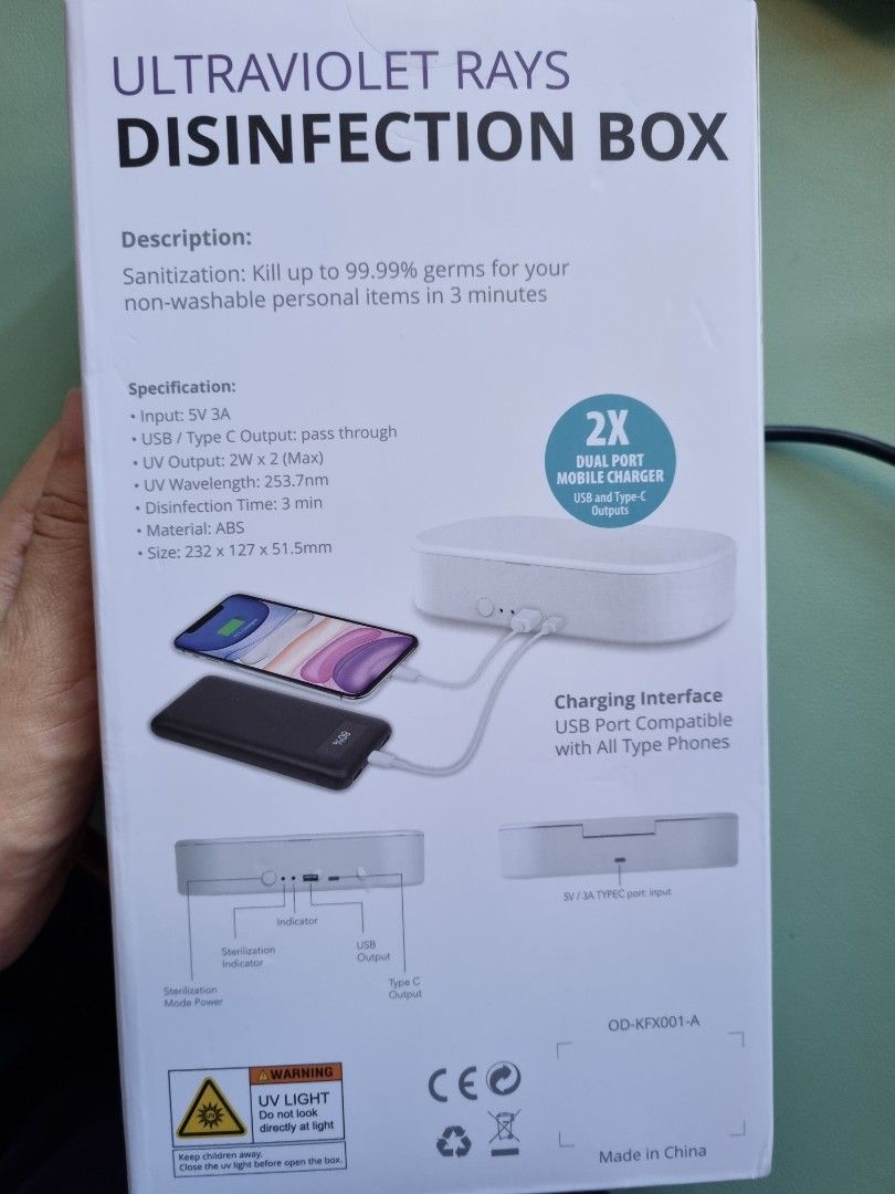 Disinfection box, Announcements on Carousell