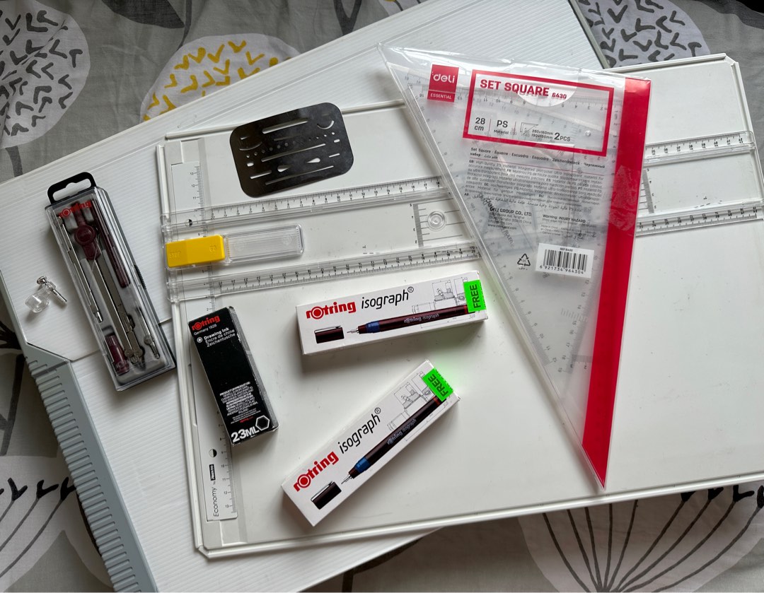 Drawing materials for Engineering, Hobbies & Toys, Stationary & Craft, Art & Prints on Carousell