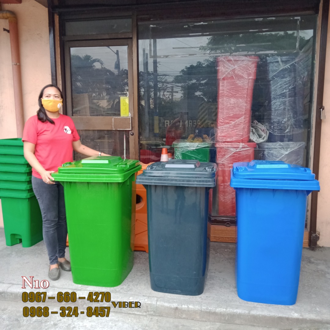 dust bin 240 liters w/ wheels, Furniture & Home Living, Cleaning ...