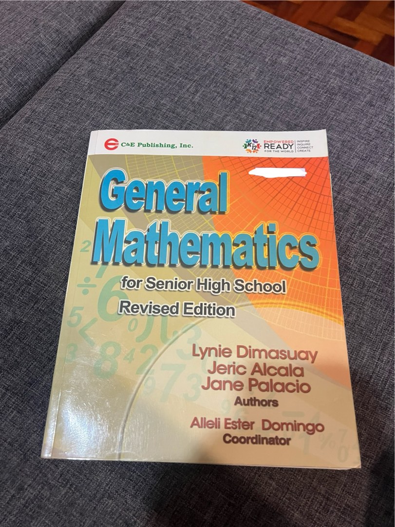 General Mathematics by Lynie Dimasuay (revised edition) 2021, Hobbies ...