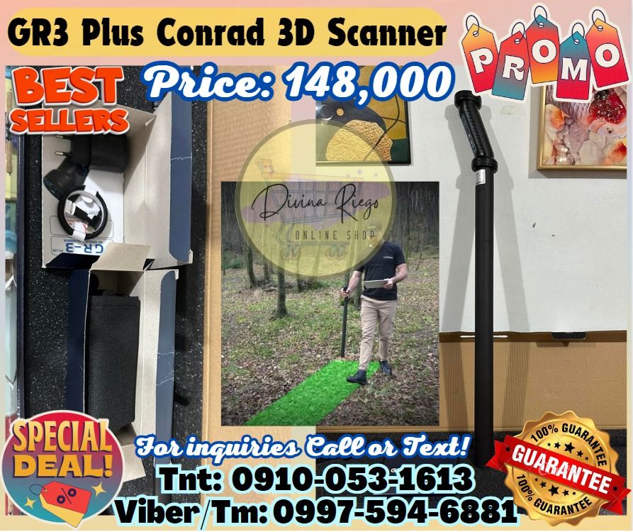 Gold Detector 3D Scanner GR3 Plus Conrad 15m depth, Everything Else ...