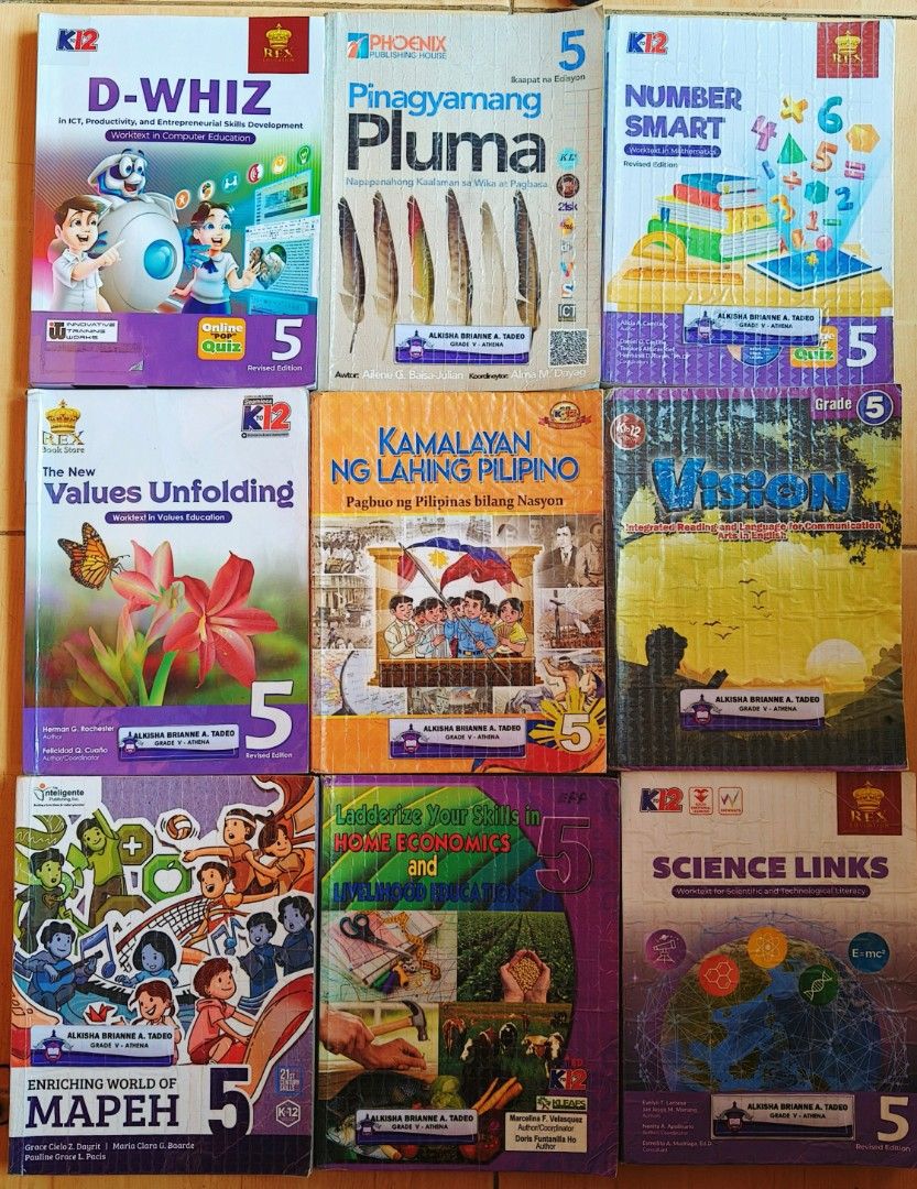 GRADE 5 Textbooks, Hobbies & Toys, Books & Magazines, Textbooks on ...