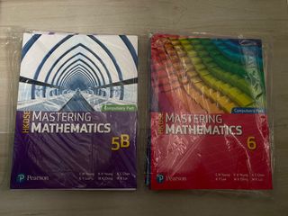 HKDSE Mastering Mathematics 4A/4B, 興趣及遊戲, 書本 & 文具, 教科書 - Carousell