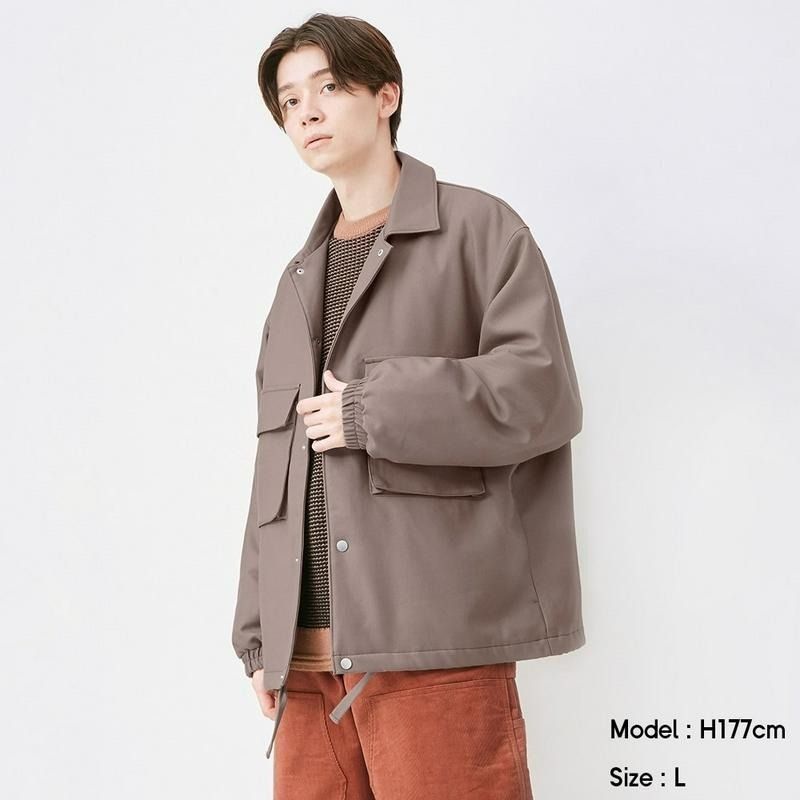 L/XL Jaket GU by UNIQLO Original Utility Work Jacket Military Cargo ...