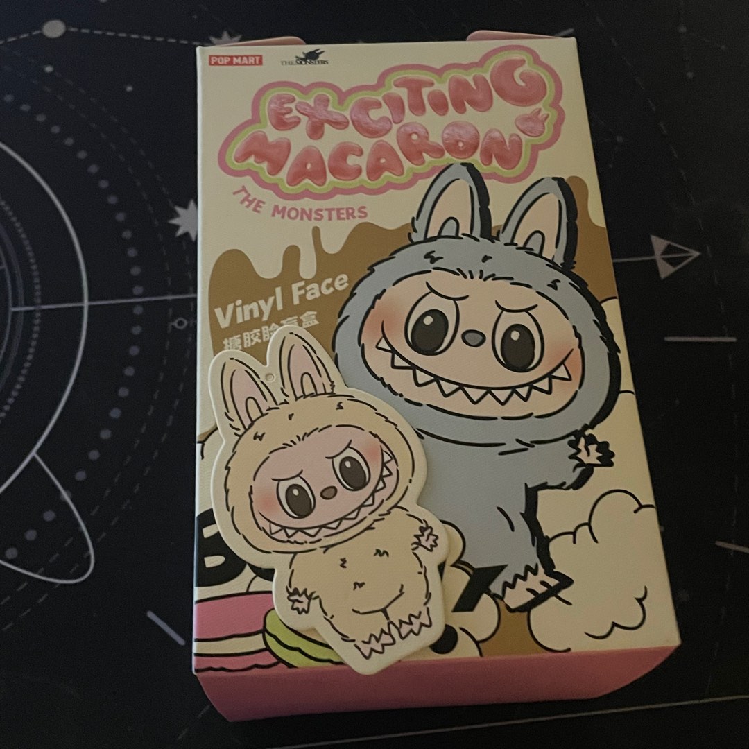 LABUBU macaron - soy milk, Hobbies & Toys, Toys & Games on Carousell