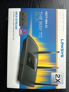 Linksys EA7500 V2 Max-Stream AC1900 MU-MIMO Gigabit Router, Computers ...