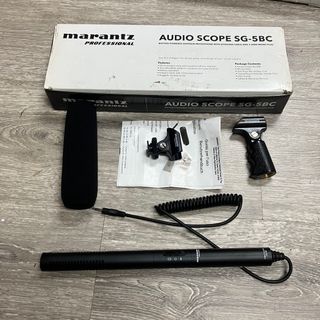 Marantz Audio Scope B11-C 5-Section Boom Pole with XLR Cable, Audio ...