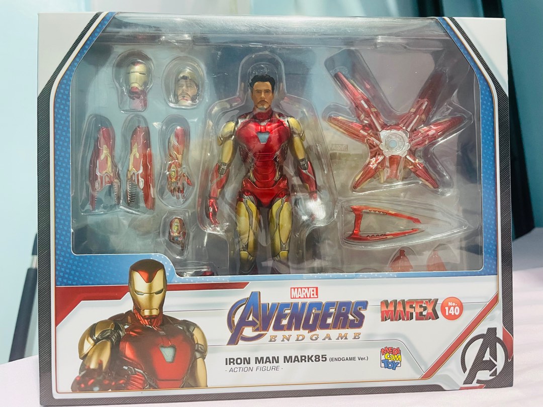 Marvel Legends Mafex No. 140 Iron Man Mark 85 Engame Version Tony Stark ...