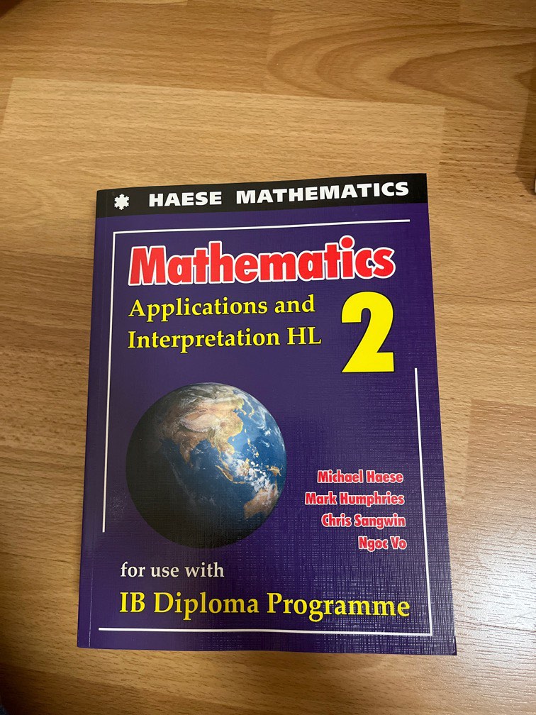 Mathematics AI haese mathematics textbook, 興趣及遊戲, 書本 & 文具, 教科書 - Carousell