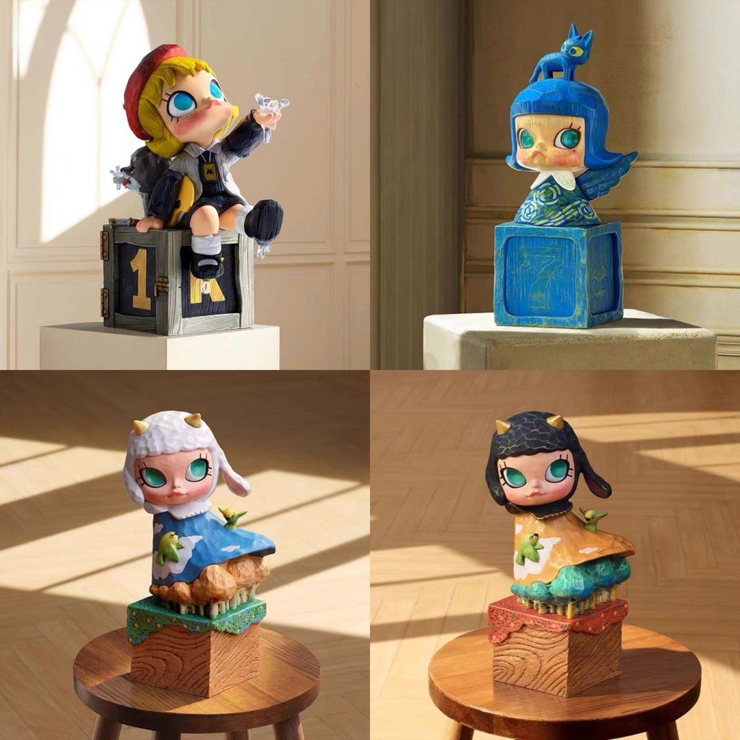 MOLLY ANNIVERSARY STATUES CLASSICAL RETRO 2 SERIES POPMART FIGURES ...