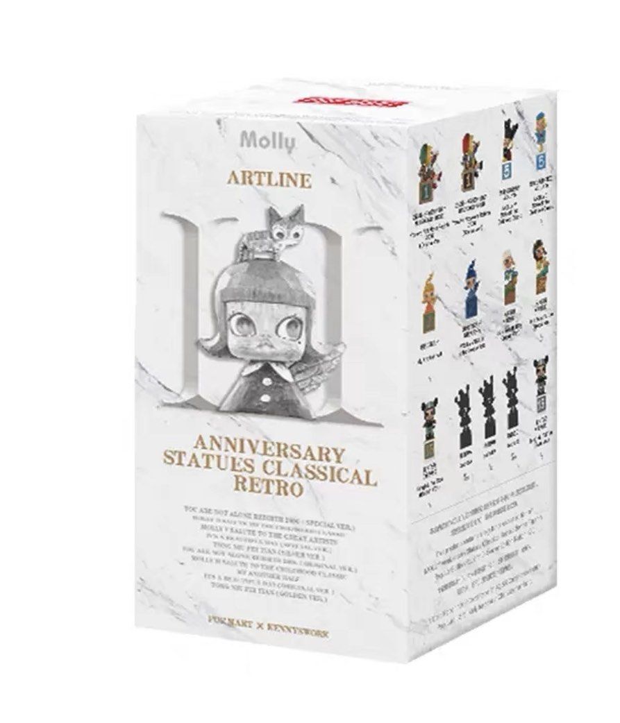 MOLLY ANNIVERSARY STATUES CLASSICAL RETRO 2 SERIES POPMART FIGURES ...