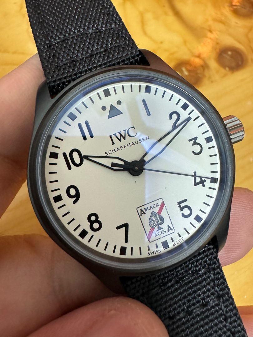[New]IWC Pilot Black Aces, Men's Fashion, Watches & Accessories ...