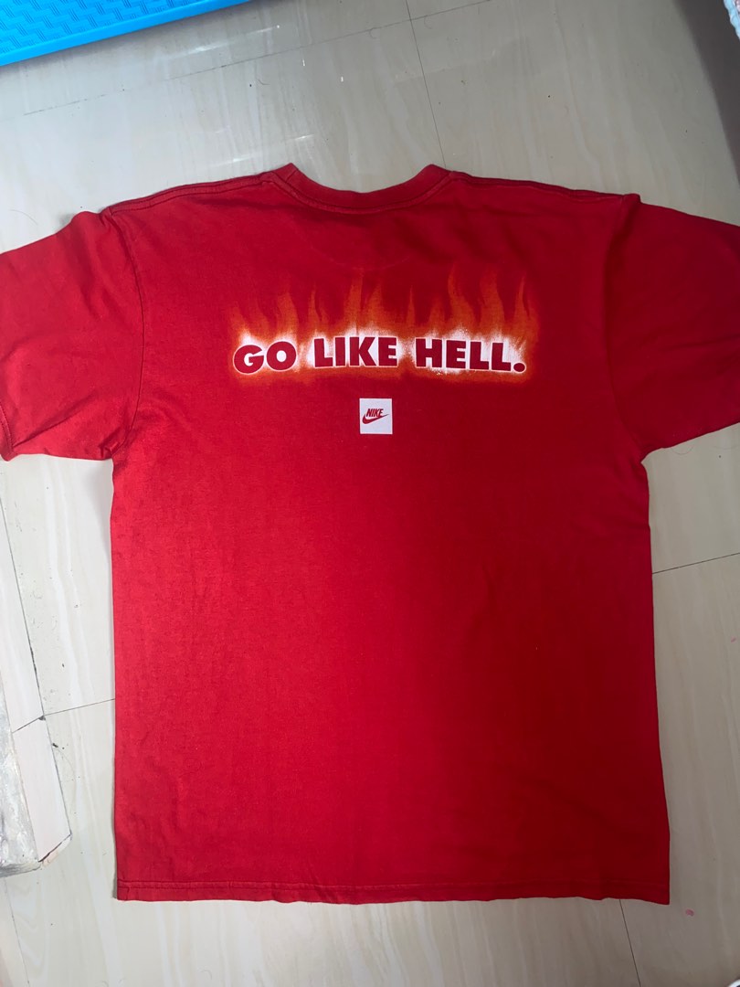 Nike vintage flame (go like hell), Men's Fashion, Tops & Sets, Tshirts ...