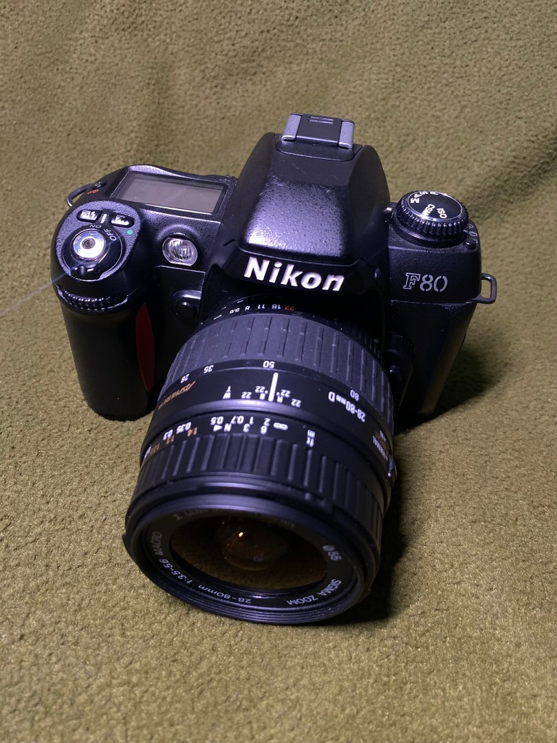 Nikon F80 with Sigma 28 to 80 Lens. (FILM SLR), Photography, Cameras on ...