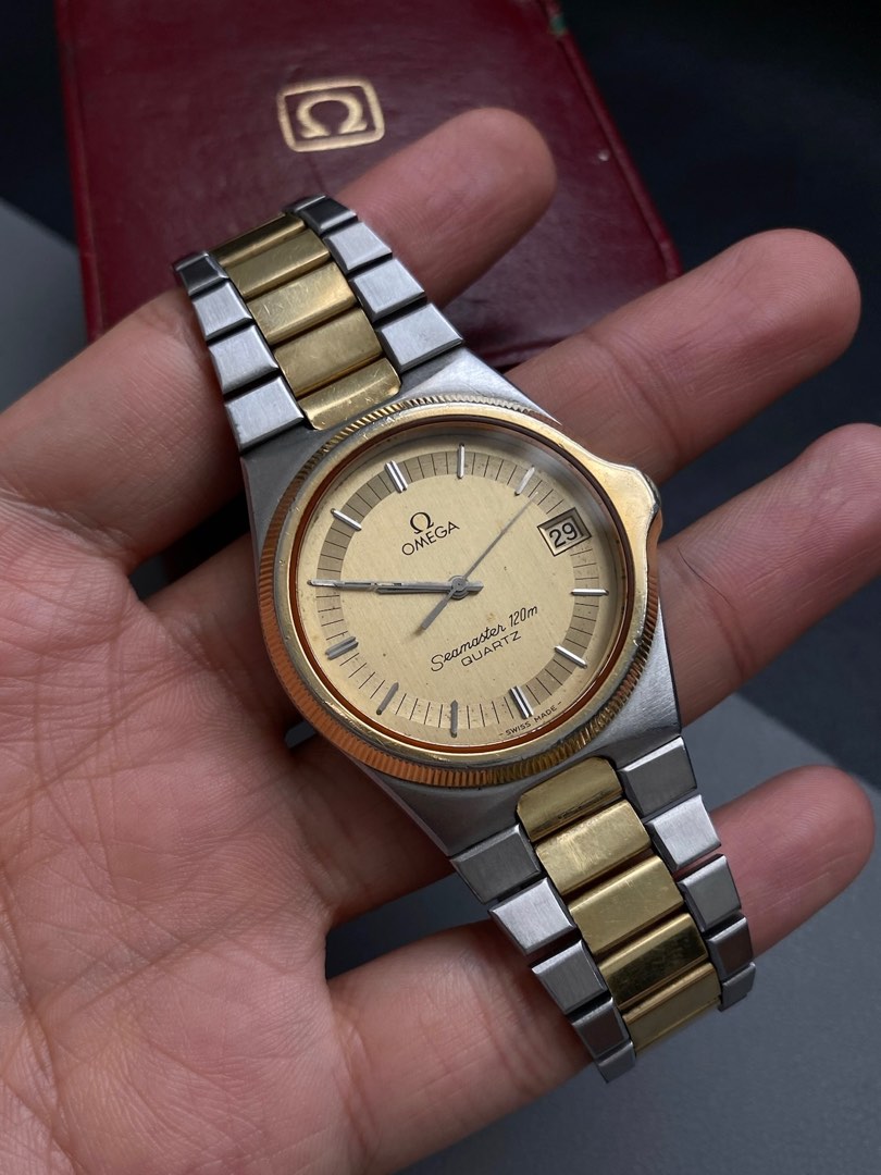 Omega Seamaster Two-Tone, Men's Fashion, Watches & Accessories, Watches ...