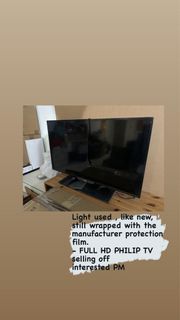 Philips 43 inch Full HD Ultra Slim LED TV 43PFT4002/98, TV & Home Appliances, TV & Entertainment ...