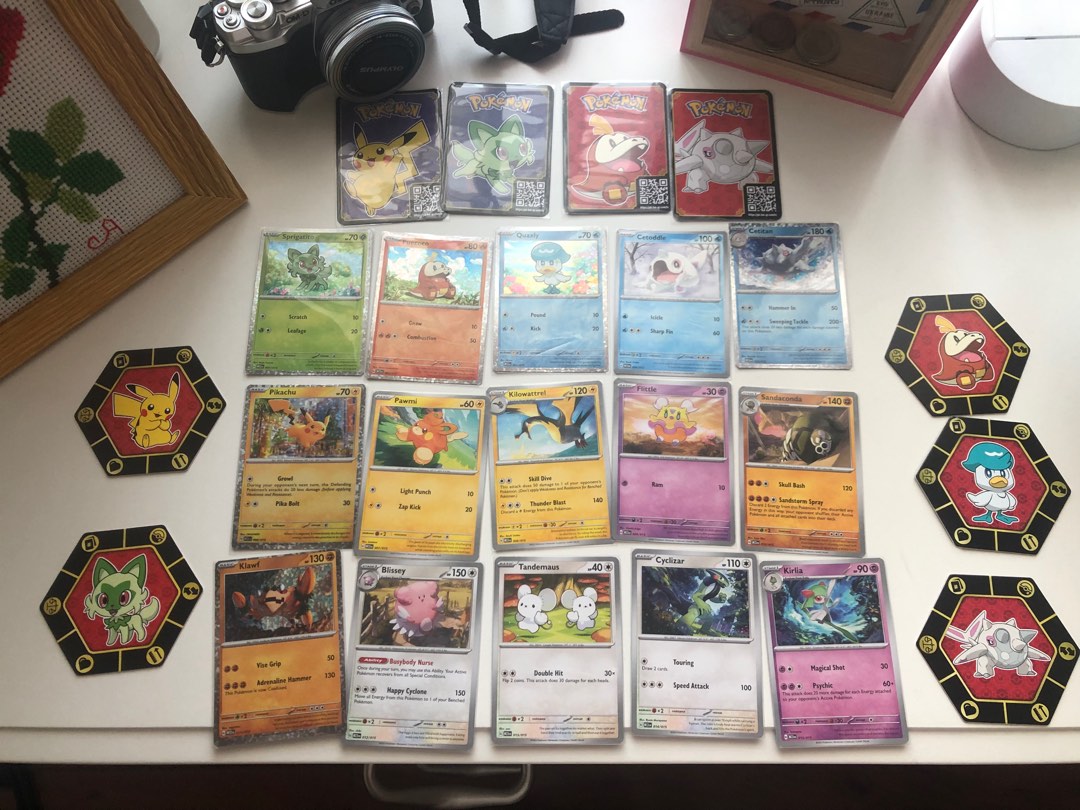 Pokemon Mcdo March Battle Complete set with QR and Tokens, Hobbies ...